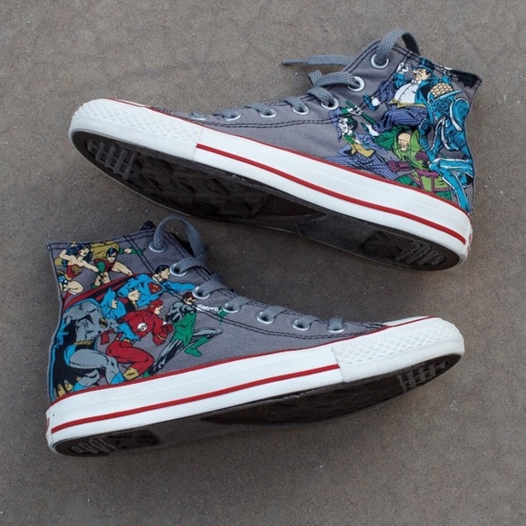 Converse | Shoes | Converse Superhero Dc Comics Legion Doom Hightops ...